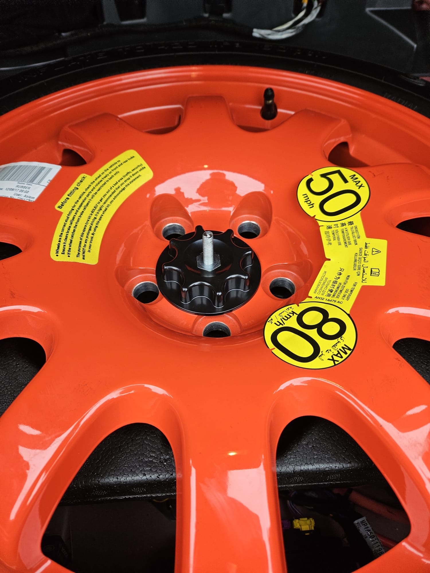 JAGUAR XE | SPARE WHEEL FIXING BOLT | The Wheel Shop